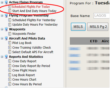 The two links must be used daily to ensure that all Pilots hours are ...