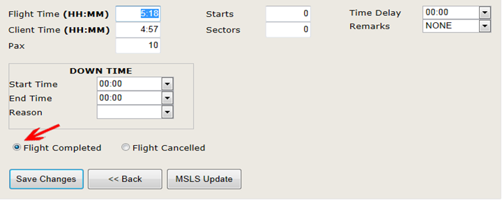 POST FLIGHT (FLYING HOURS)